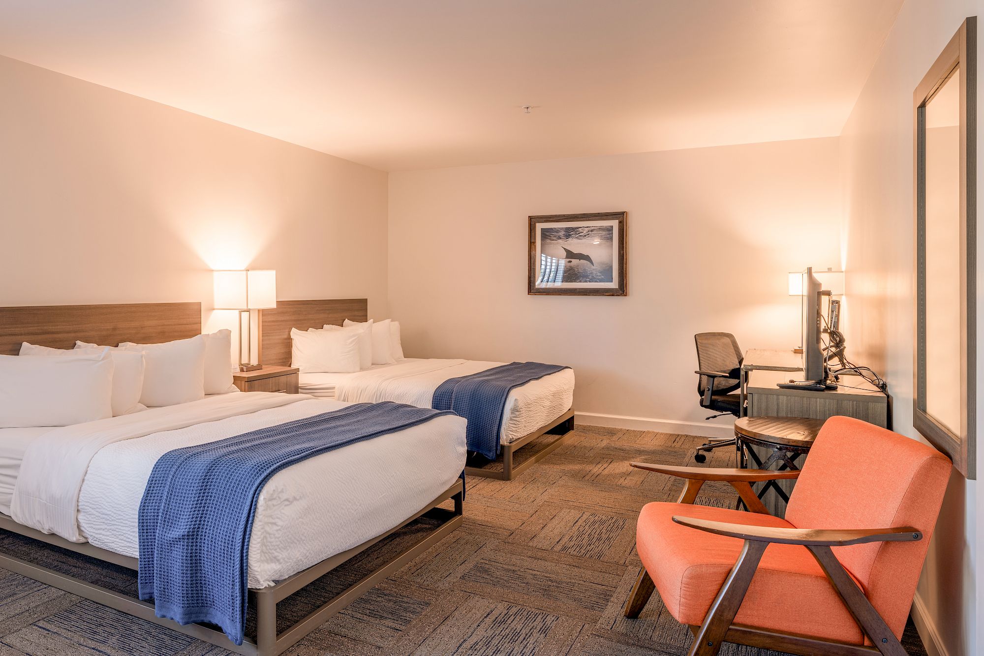 Accessible Two-Queen Room with Tub